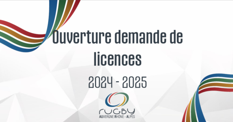 Saison 2024/2025 : Ouverture des demandes de licences.