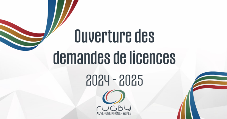 Saison 2024/2025 : Ouverture des demandes de licences.